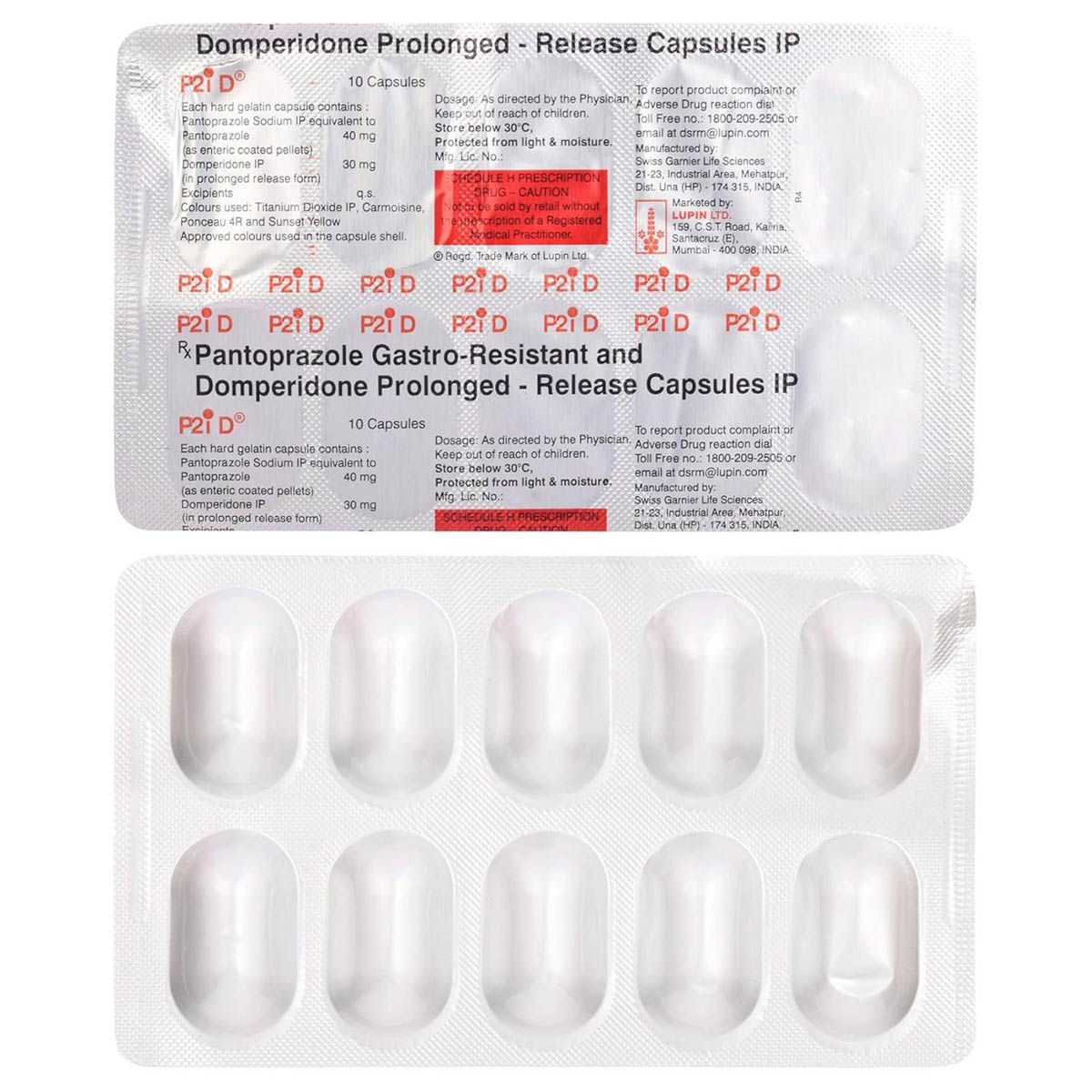 P2I D Capsule | Uses, Side Effects, Price | Apollo Pharmacy