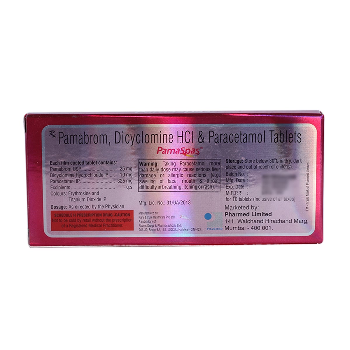 Pamaspas Tablet | Uses, Side Effects, Price | Apollo Pharmacy