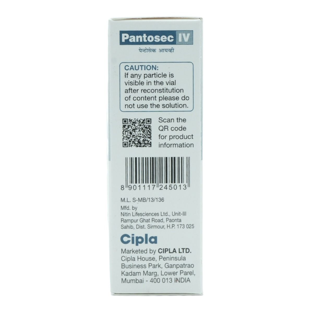 Pantosec 40 mg Injection 1's Price, Uses, Side Effects, Composition ...