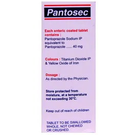 Pantosec Tablet | Uses, Side Effects, Price | Apollo Pharmacy