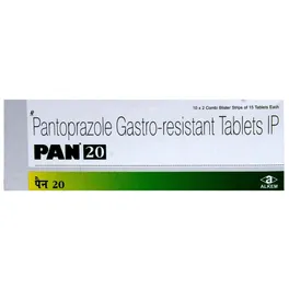 PAN 20 Tablet | Uses, Side Effects, Price | Apollo Pharmacy
