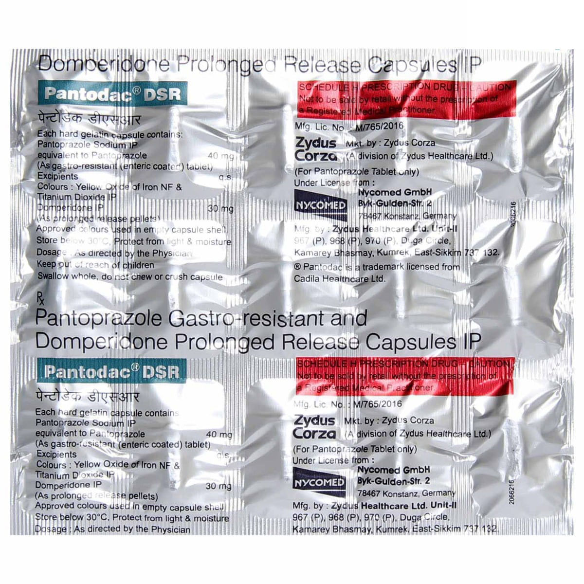 Pantodac DSR Capsule 15's Price, Uses, Side Effects, Composition ...