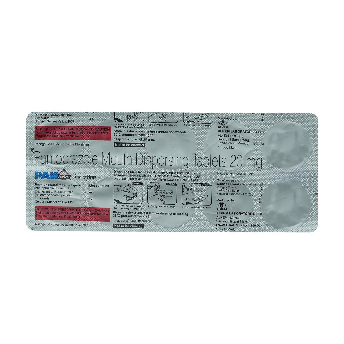 PAN Junior Tablet | Uses, Side Effects, Price | Apollo Pharmacy