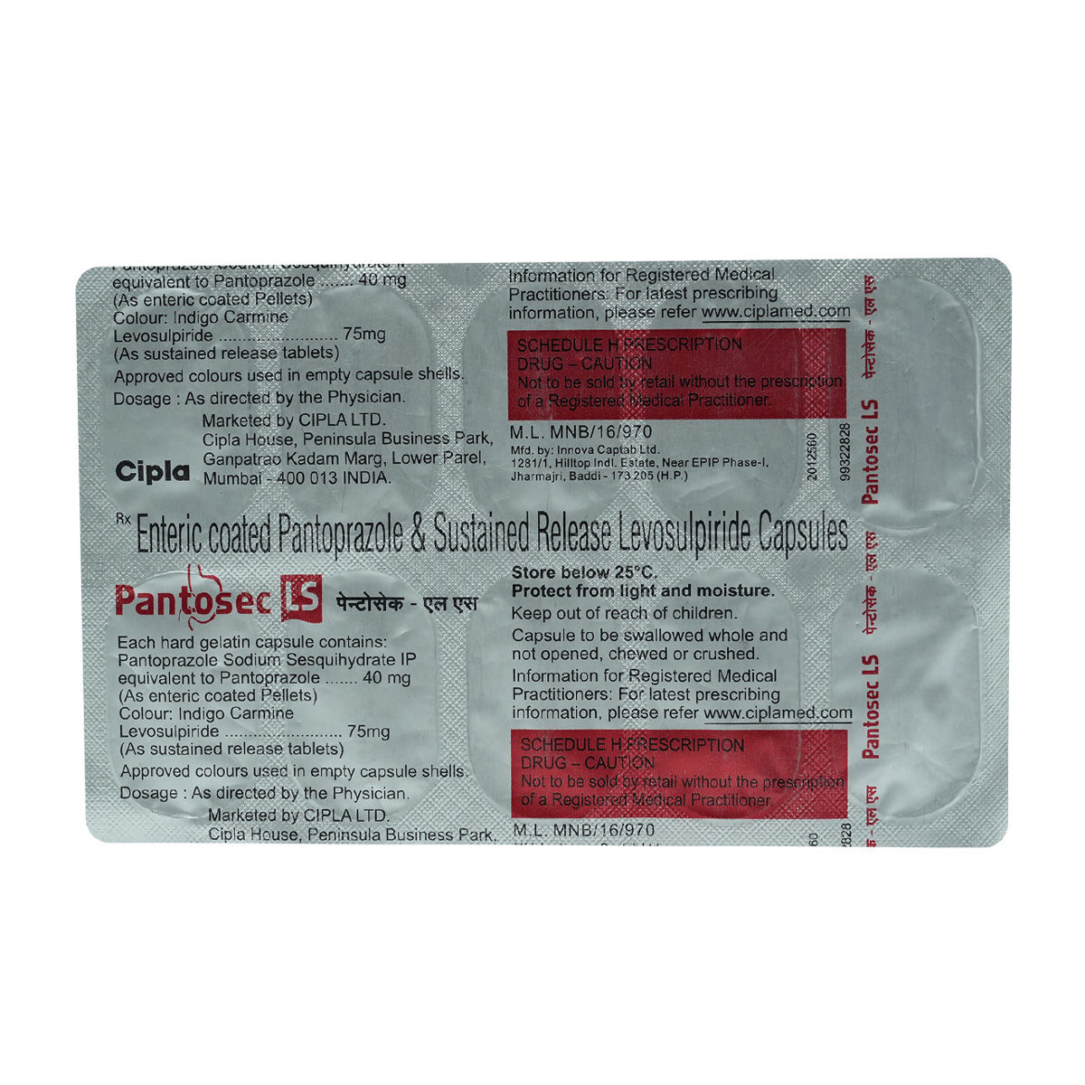 Pantosec LS Capsule | Uses, Side Effects, Price | Apollo Pharmacy