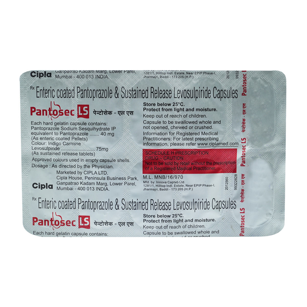 Pantosec LS Capsule 10's Price, Uses, Side Effects, Composition ...