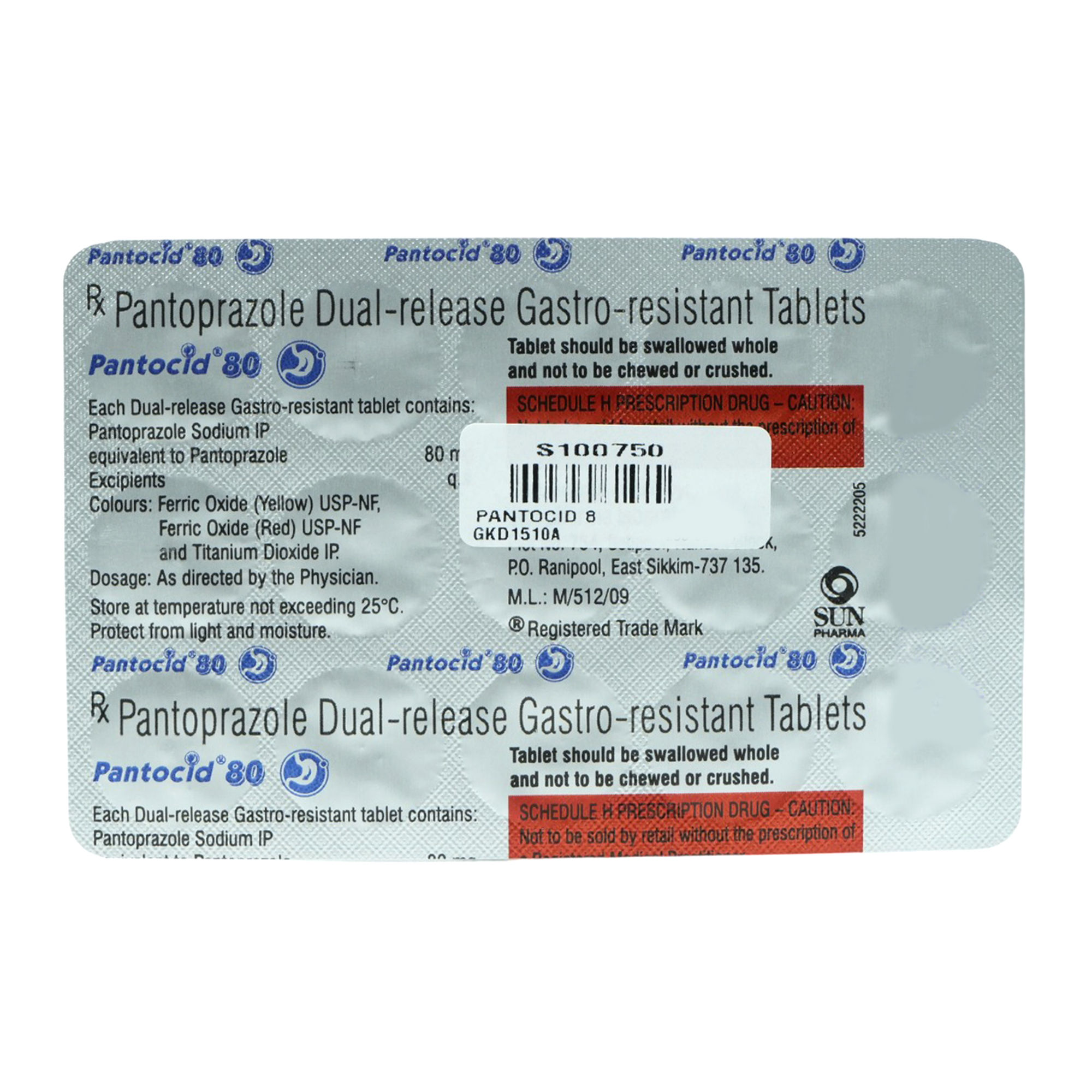 Pantocid 80 mg Tablet | Uses, Side Effects, Price | Apollo Pharmacy