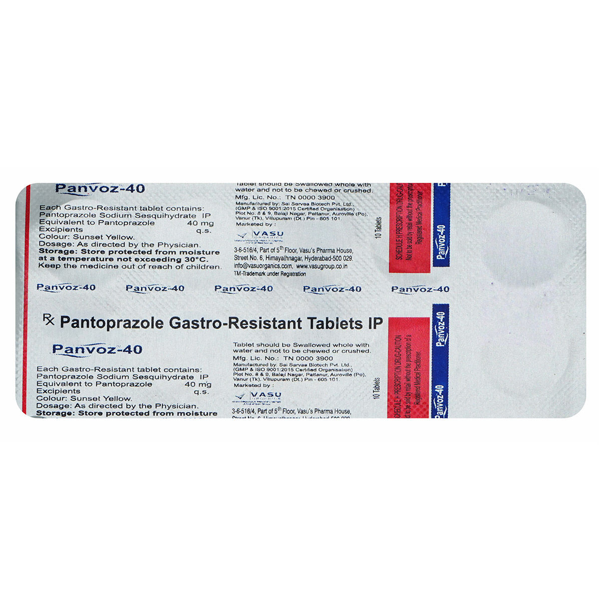 Panvoz-40 Tablet | Uses, Side Effects, Price | Apollo Pharmacy