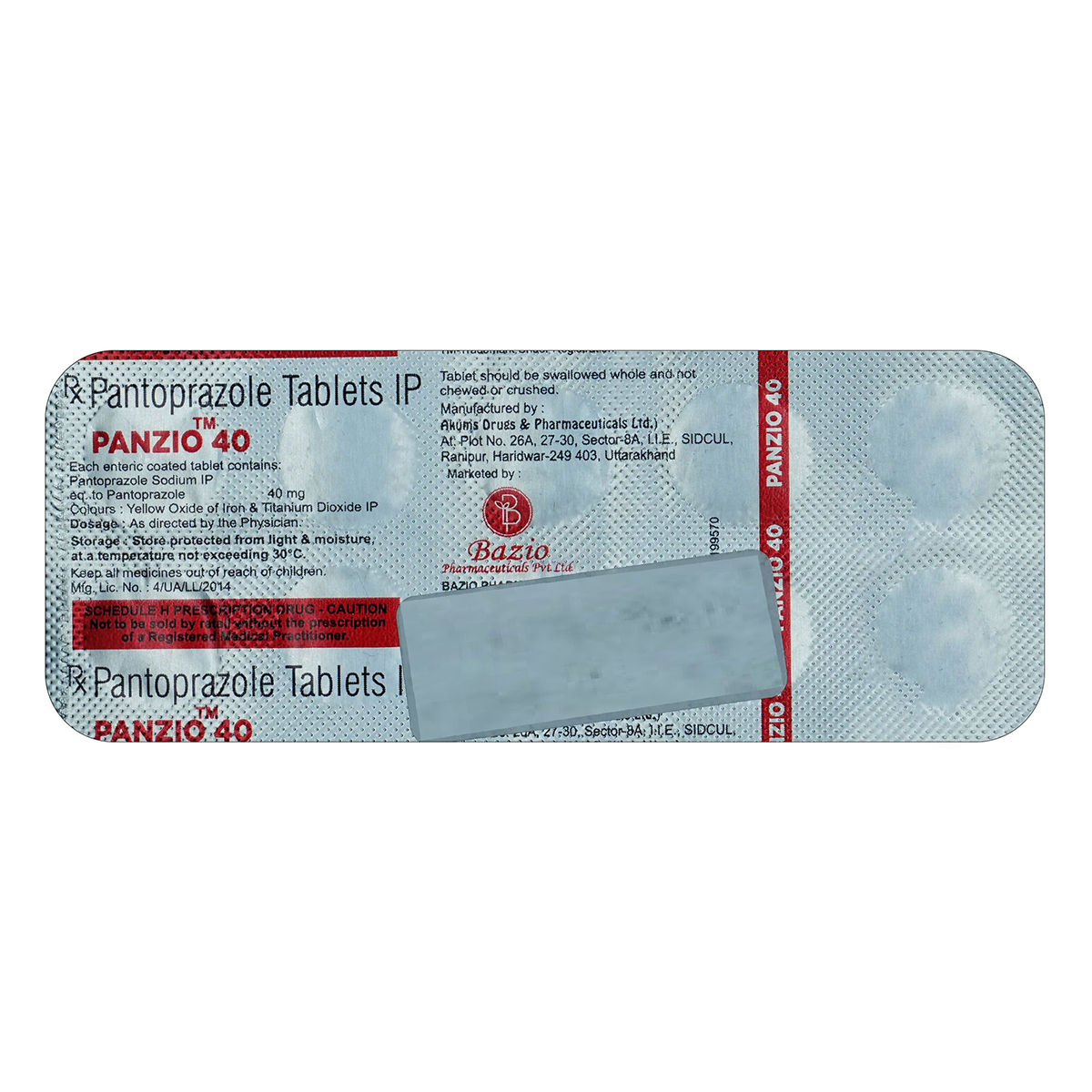 Panzio 40 Tablet | Uses, Side Effects, Price | Apollo Pharmacy