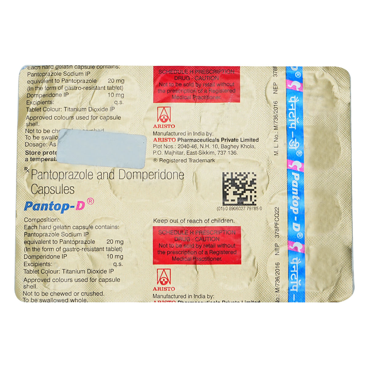 Pantop-D Capsule | Uses, Side Effects, Price | Apollo Pharmacy