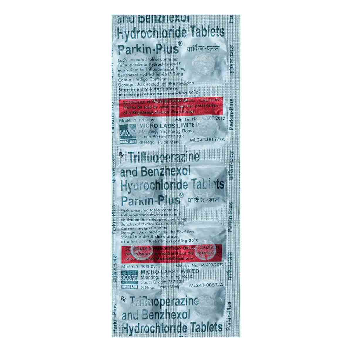 Parkin Plus Tablet | Uses, Side Effects, Price | Apollo Pharmacy