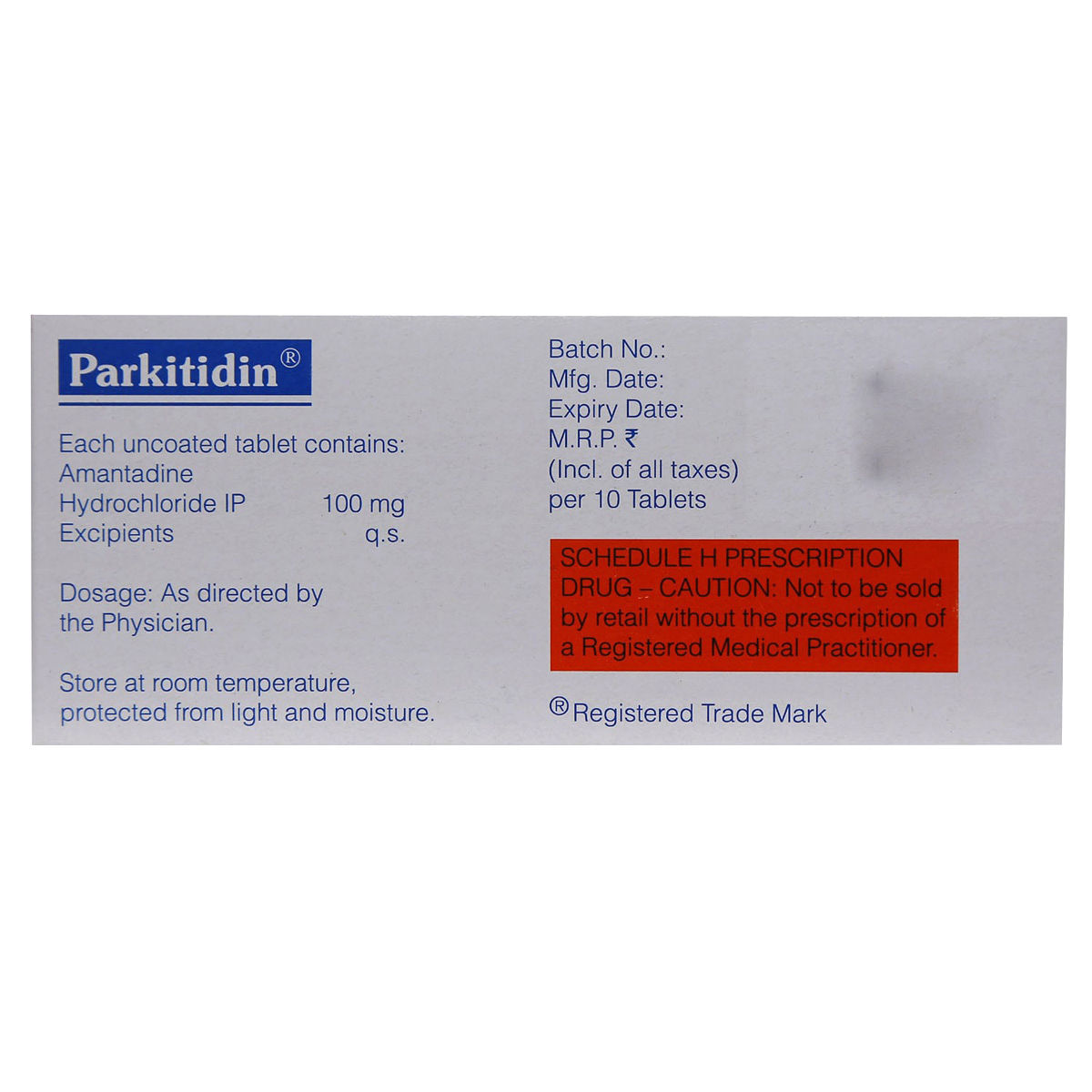 Parkitidin Tablet | Uses, Side Effects, Price | Apollo Pharmacy