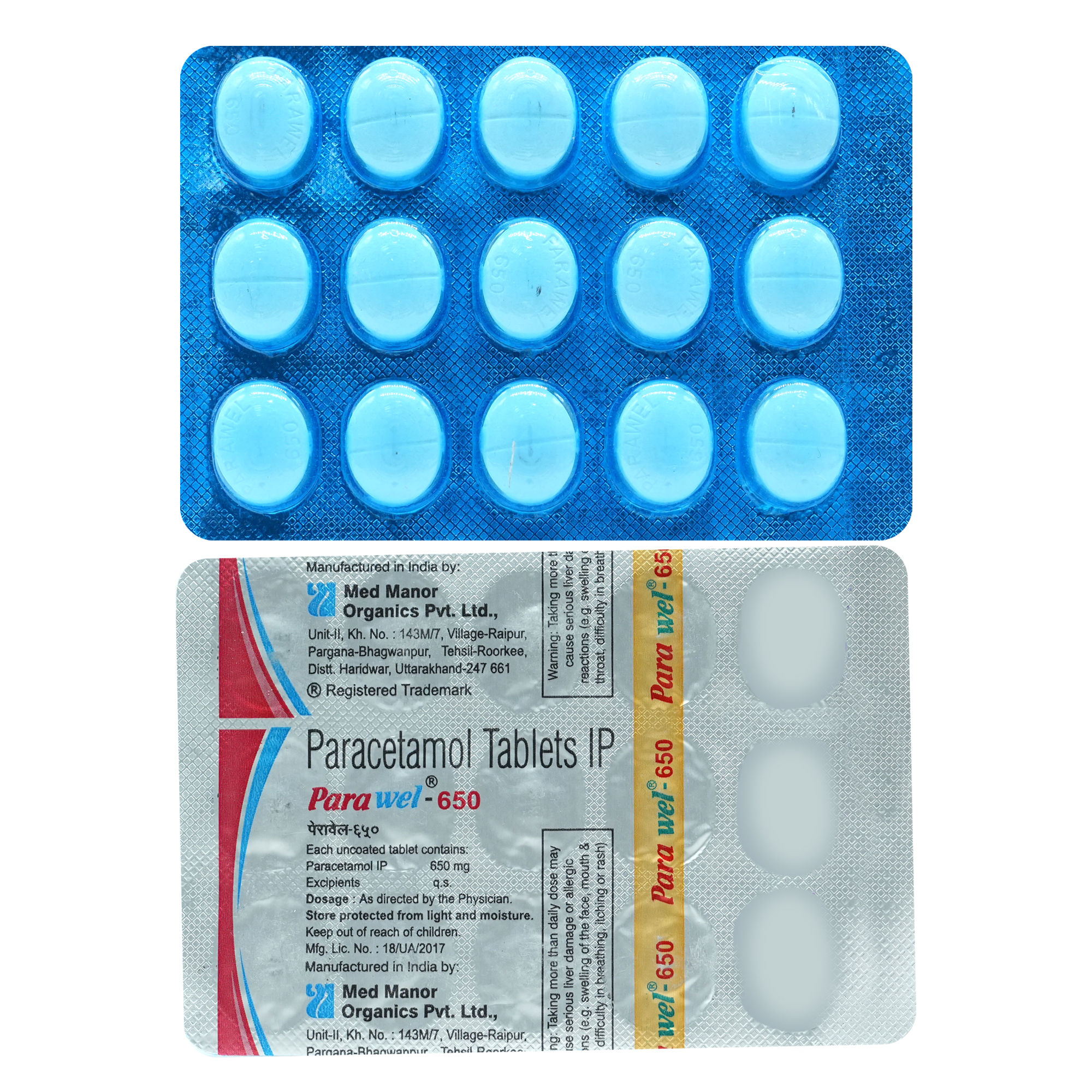 Parawel-650 mg Tablet | Uses, Side Effects, Price | Apollo Pharmacy