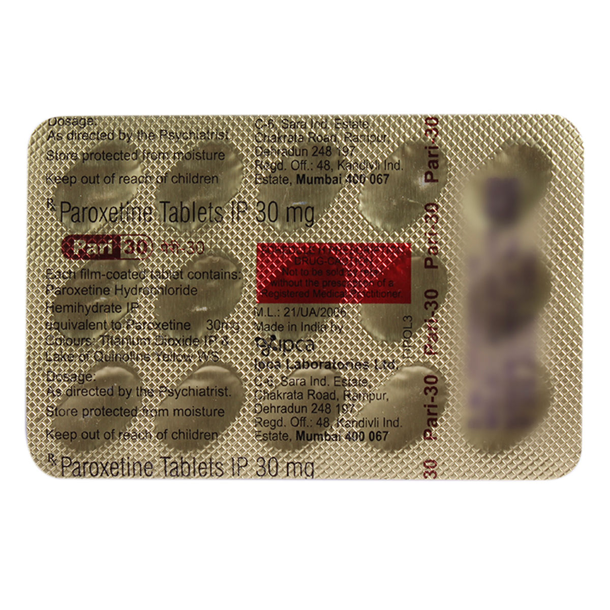 Pari 30 Tablet | Uses, Side Effects, Price | Apollo Pharmacy
