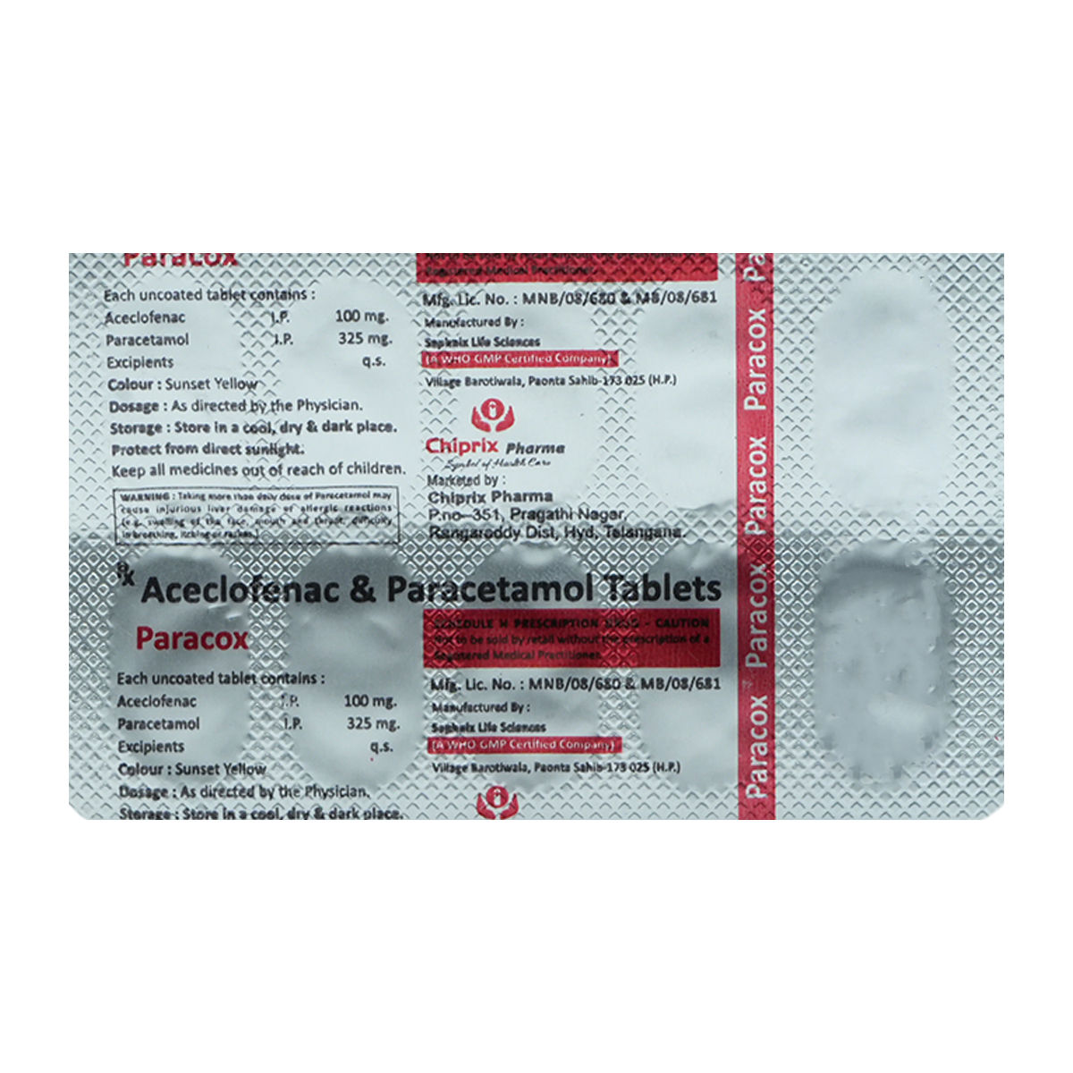 Paracox Tablet | Uses, Side Effects, Price | Apollo Pharmacy