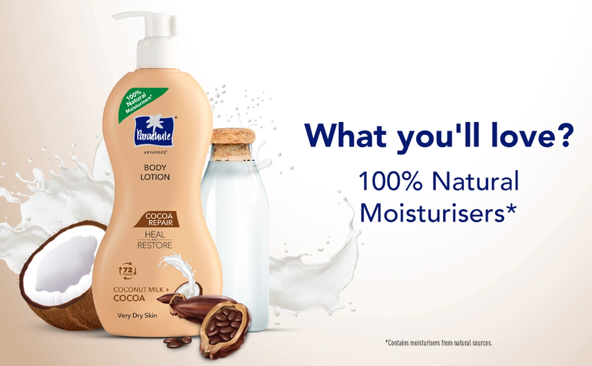 Parachute Advansed Cocoa Repair Body Lotion 400 ml | Coconut Milk ...