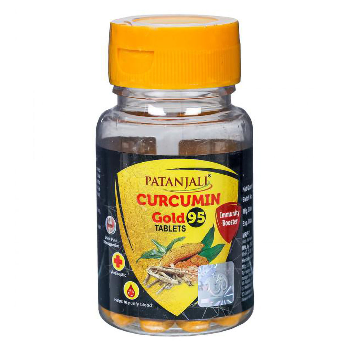 Buy Patanjali Curcumin Gold 95, 60 Tablets | 19 Minutes Delivery ...