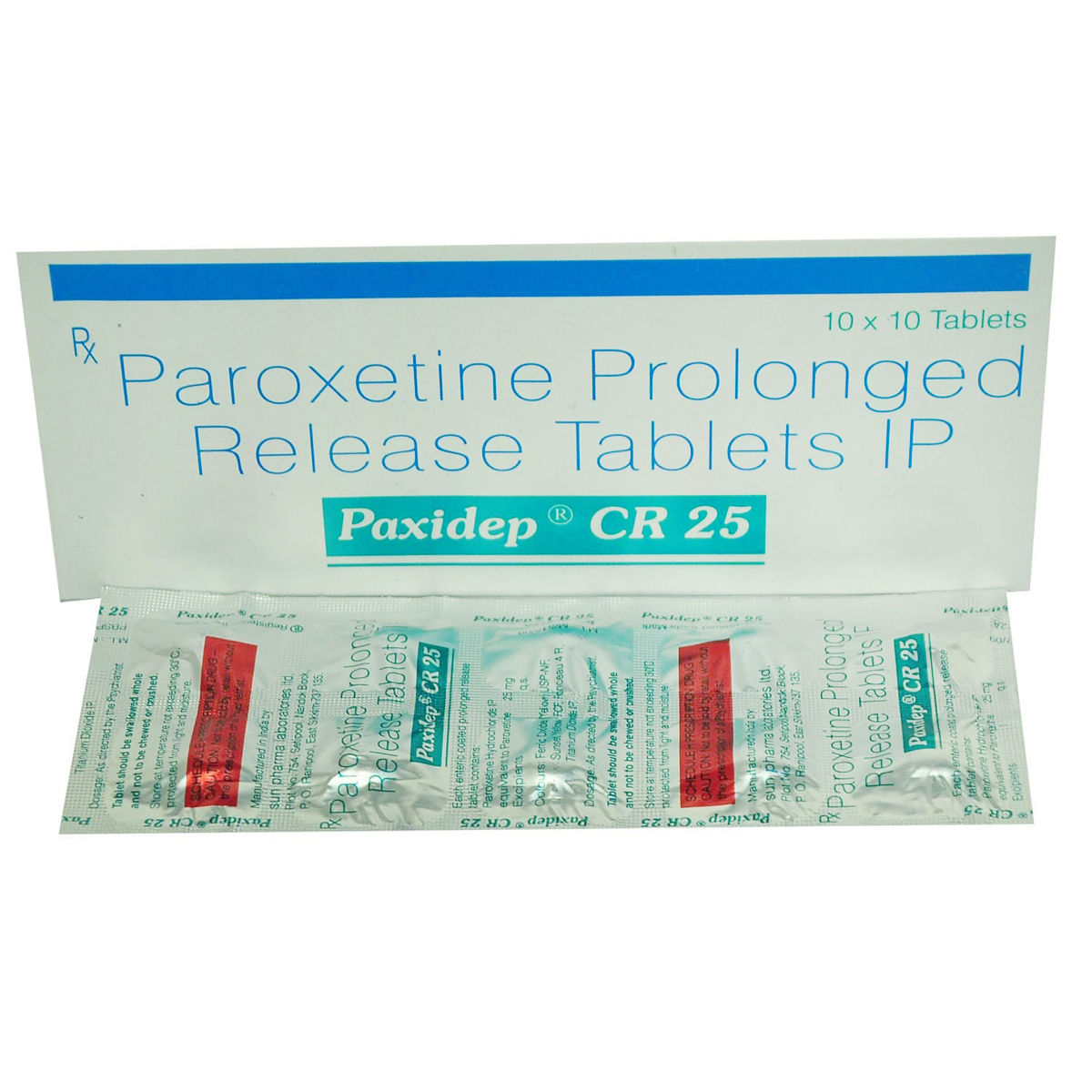 Paxidep CR 25 Tablet 10's Price, Uses, Side Effects, Composition ...