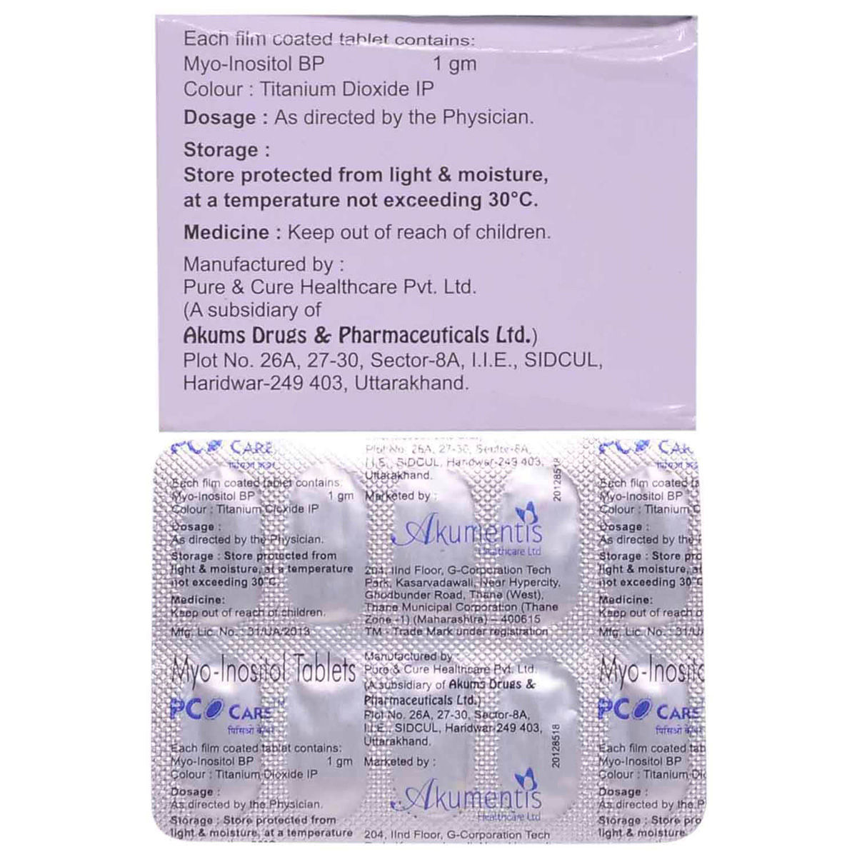 Pco care Tablet 10's Price, Uses, Side Effects, Composition - Apollo ...