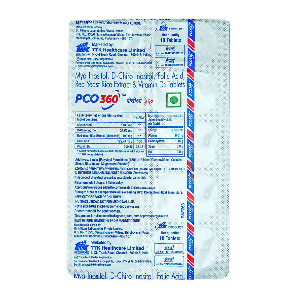 PCO 360 Tablet | Uses, Side Effects, Price | Apollo Pharmacy