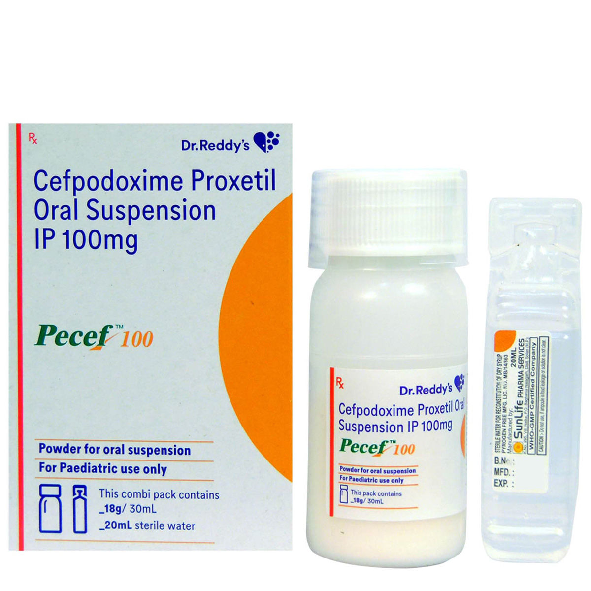 Pecef 100 Oral Suspension | Uses, Side Effects, Price | Apollo Pharmacy