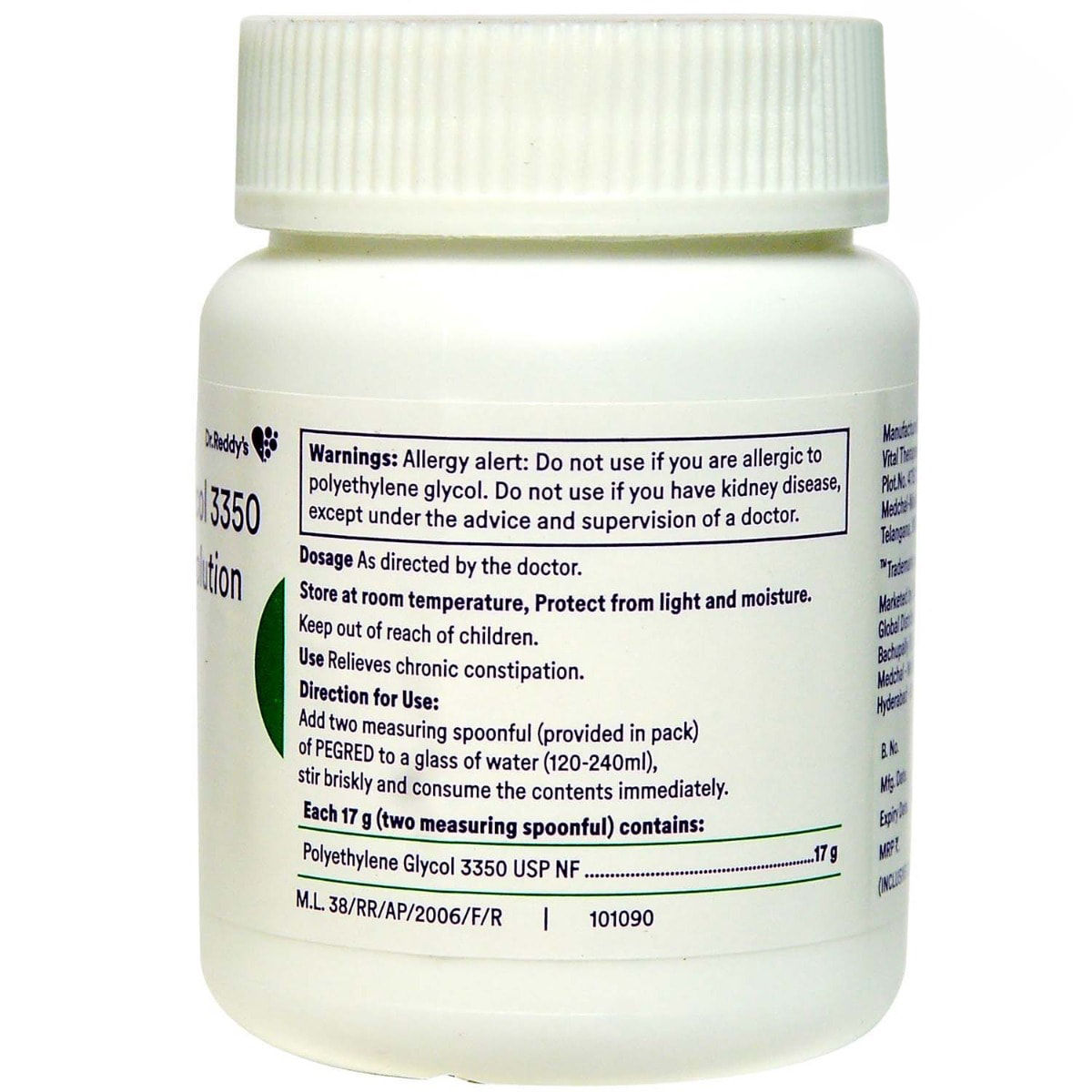 Pegred Powder For Oral Solution | Uses, Side Effects, Price | Apollo ...