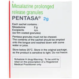 Pentasa Sachet 2 gm | Uses, Side Effects, Price | Apollo Pharmacy