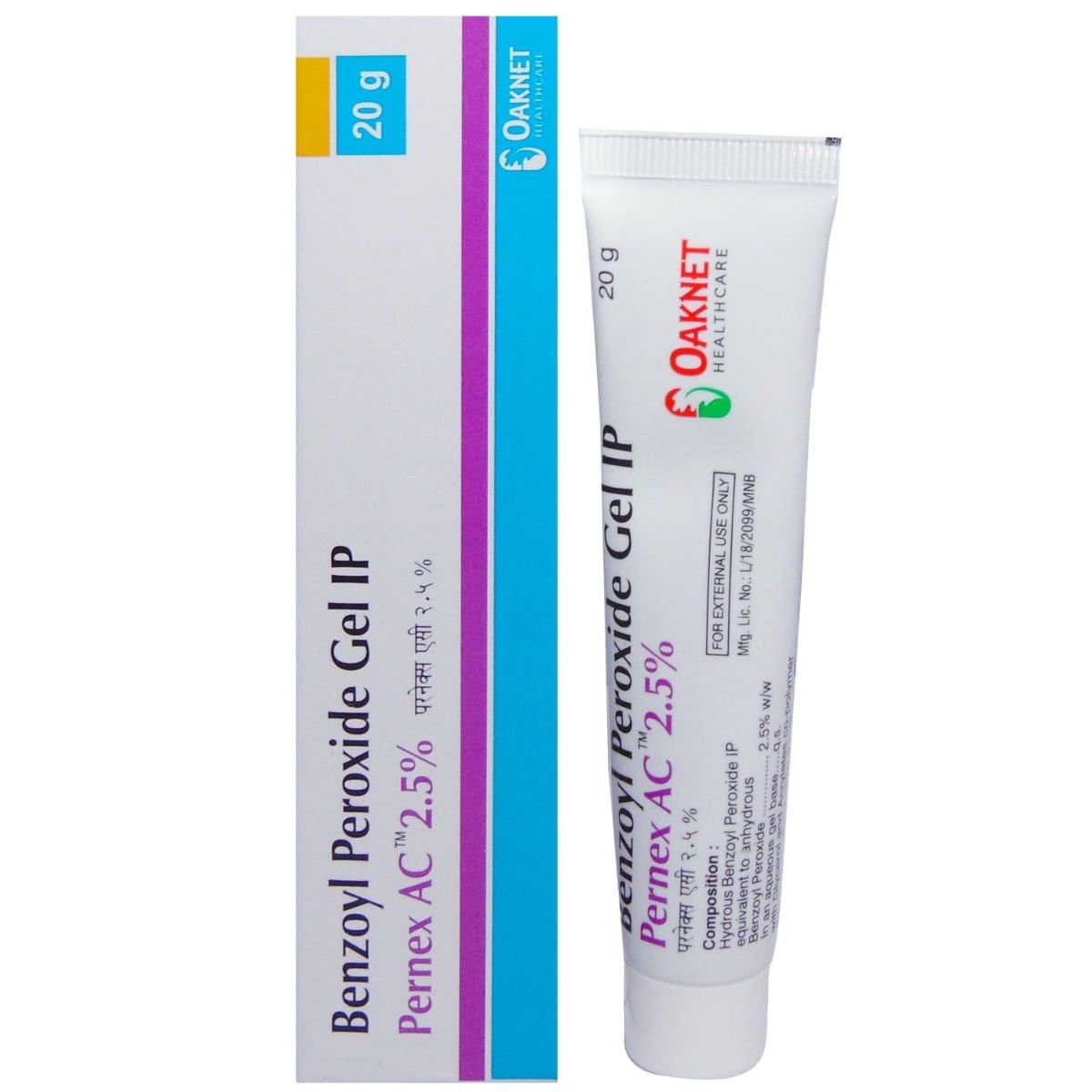 Pernex AC 2.5% Gel 20 gm Price, Uses, Side Effects, Composition ...