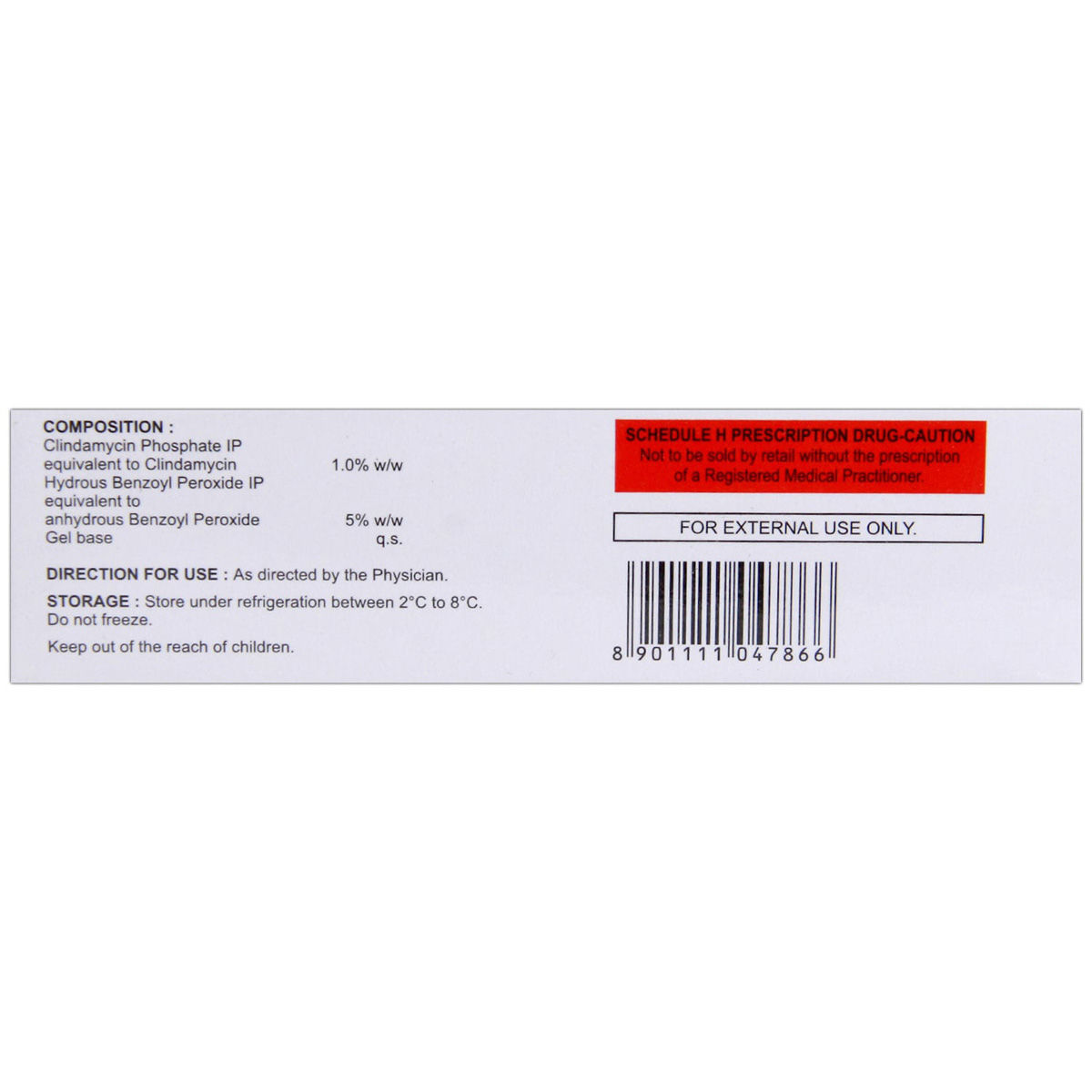 Peroclin 5% Gel 15 gm Price, Uses, Side Effects, Composition - Apollo ...