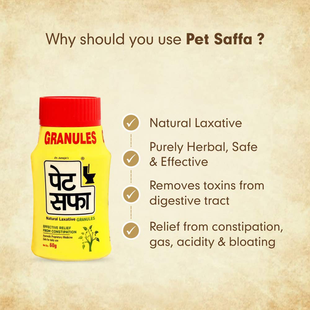 Pet Saffa Natural Laxative Granules, 60 gm Price, Uses, Side Effects ...