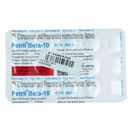 Petril Beta-10 Tablet | Uses, Side Effects, Price | Apollo Pharmacy
