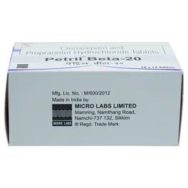 Petril Beta-20 Tablet 15's | Uses, Side Effects, Price | Apollo Pharmacy