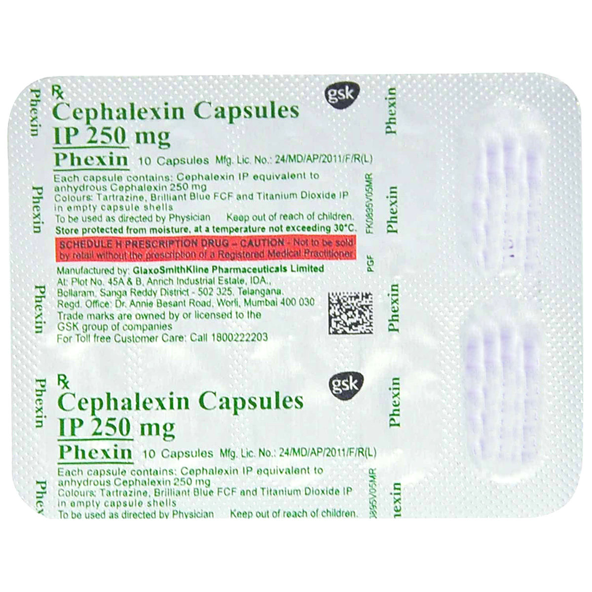 Phexin 250 Capsule | Uses, Side Effects, Price | Apollo Pharmacy