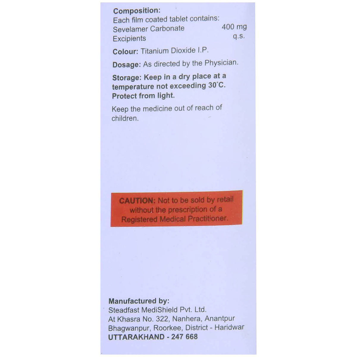 Phoscut 400 Tablet 10's Price, Uses, Side Effects, Composition - Apollo ...