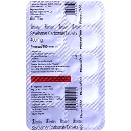 Phoscut 400 Tablet | Uses, Side Effects, Price | Apollo Pharmacy