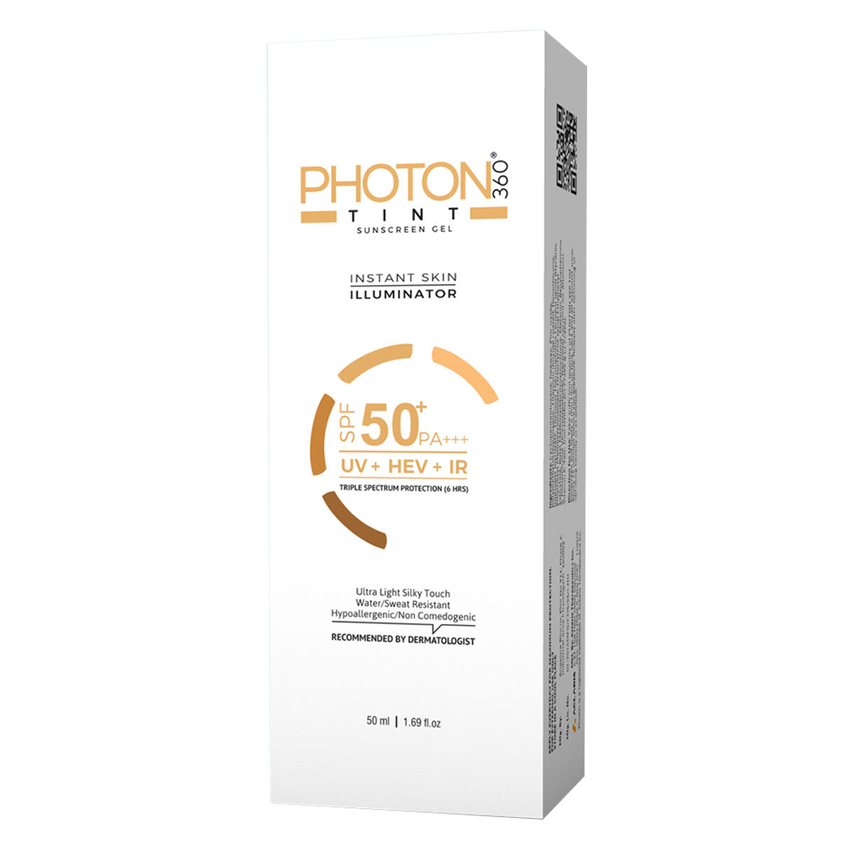 Photon 360 Tint SPF 50+ PA+++ Sunscreen Gel 50 ml Price, Uses, Side ...