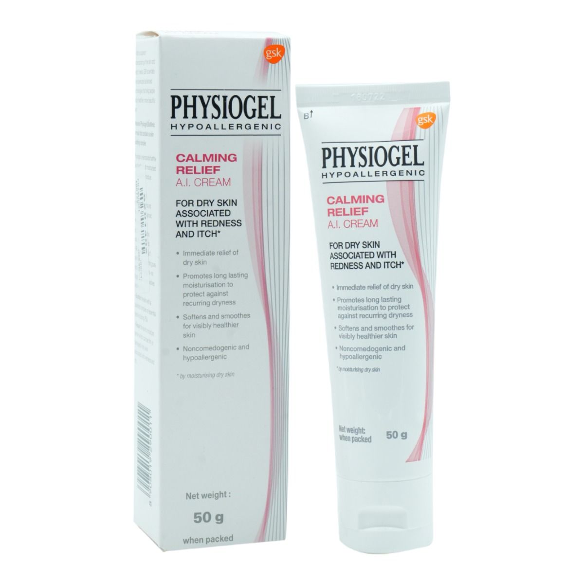 Physiogel Hypoallergenic Calming Relief A.I Cream 50 gm Price, Uses ...