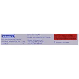 Pilomax Tablet | Uses, Side Effects, Price | Apollo Pharmacy