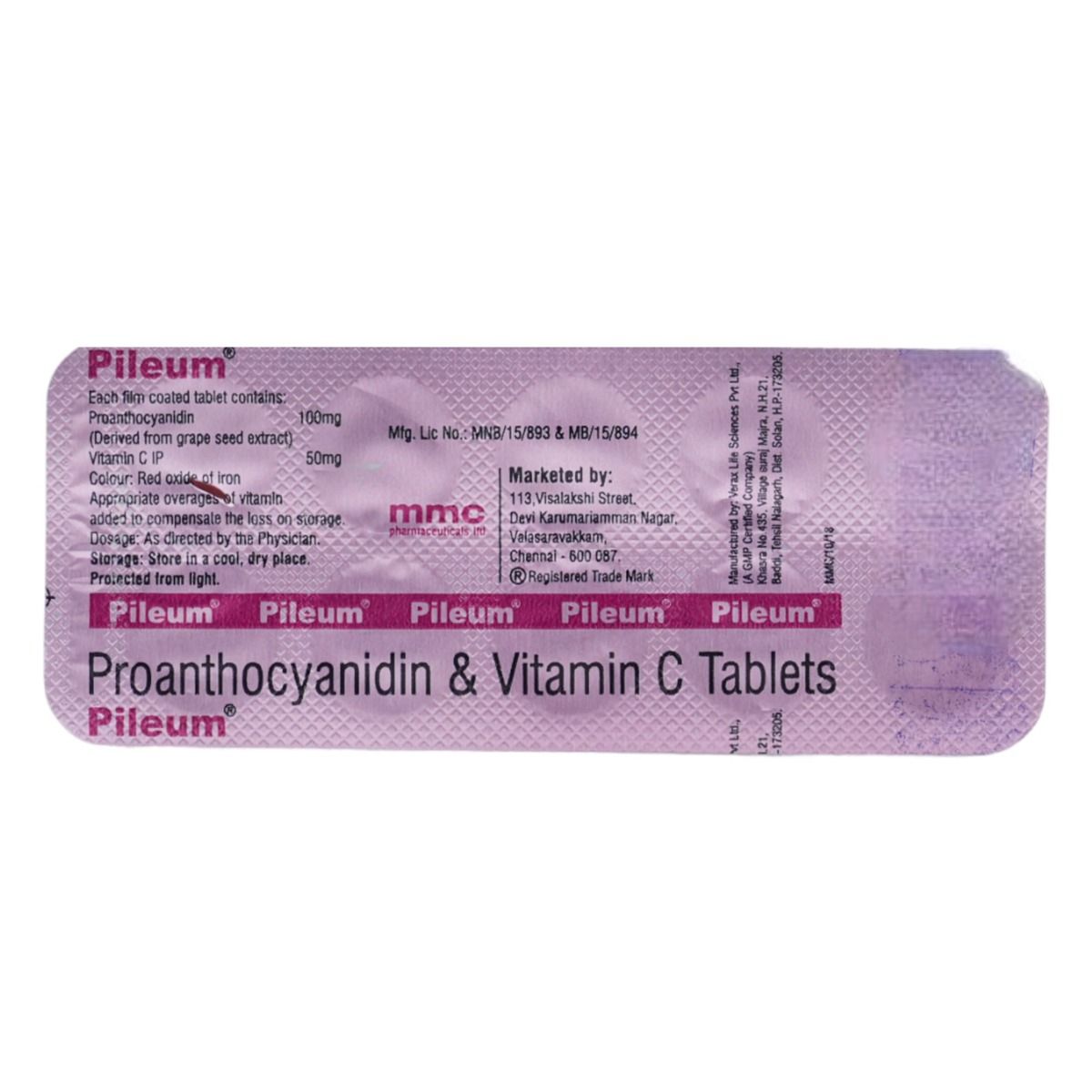 Pileum Tablet 10's Price, Uses, Side Effects, Composition - Apollo Pharmacy