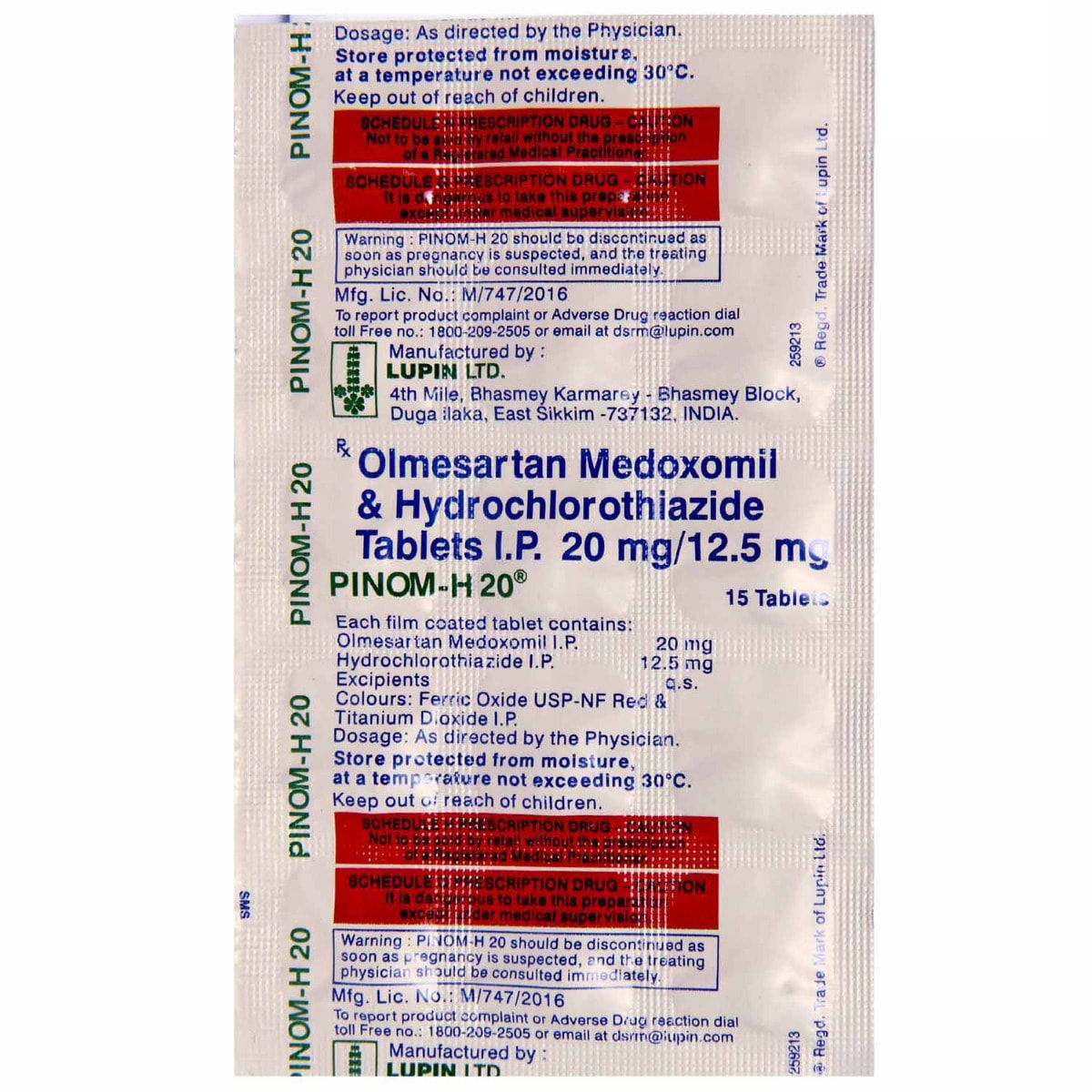 Pinom-H 20 Tablet 15's Price, Uses, Side Effects, Composition - Apollo ...