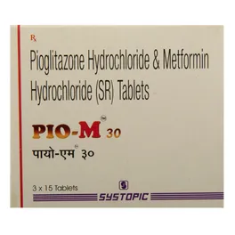 Pio-M 30 Tablet | Uses, Side Effects, Price | Apollo Pharmacy