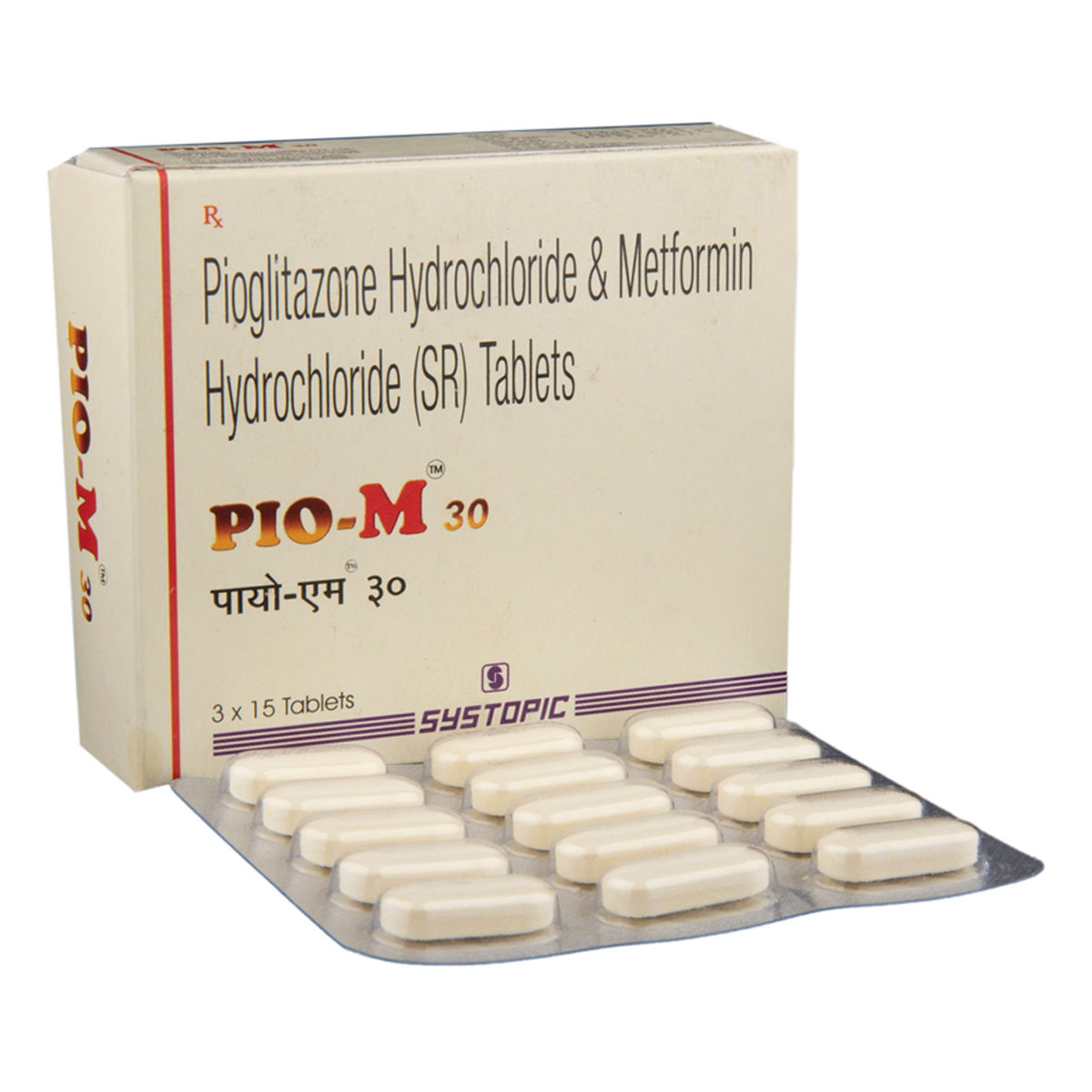 Pio-M 30 Tablet 15's Price, Uses, Side Effects, Composition - Apollo ...