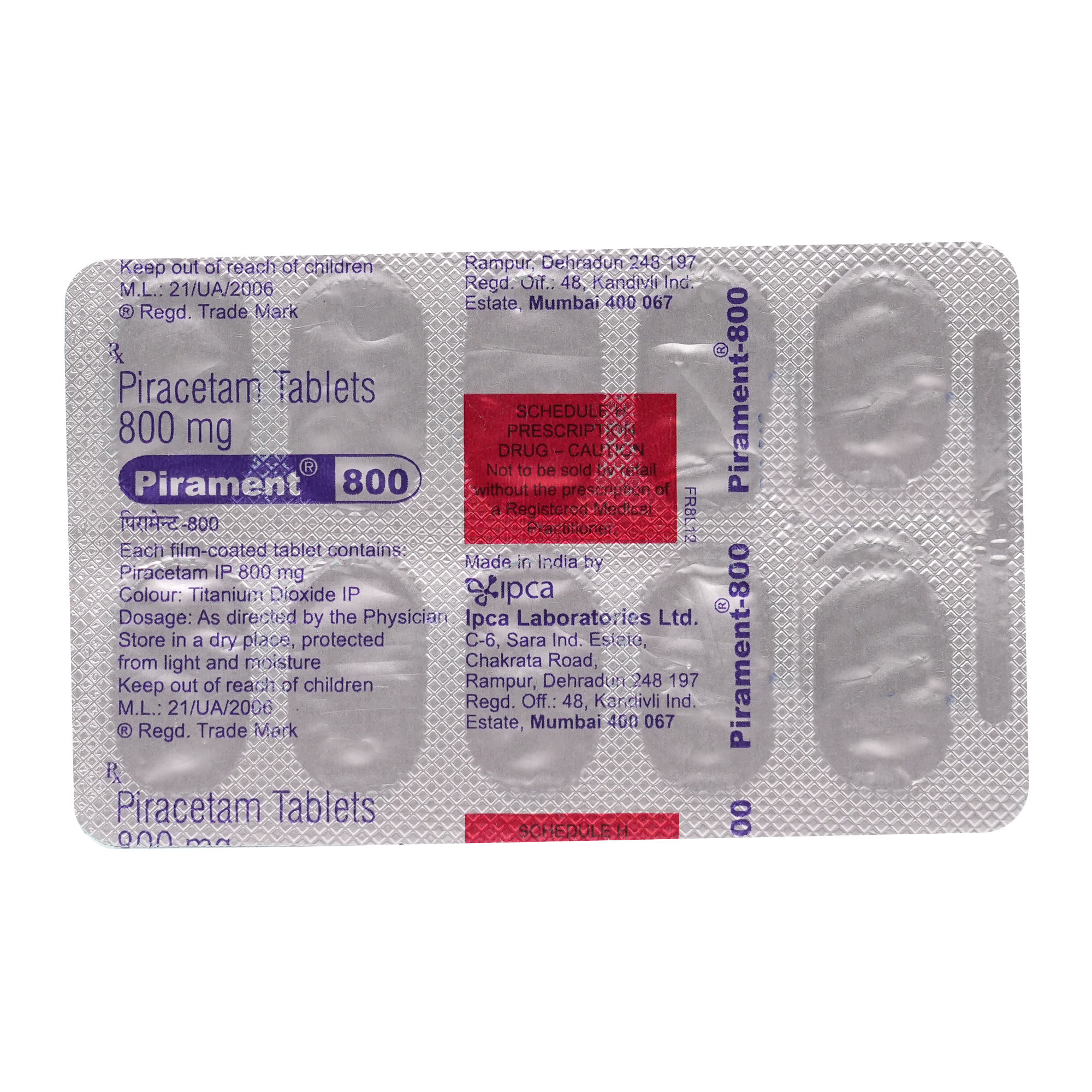 PIRAMENT 800MG TABLET Price, Uses, Side Effects, Composition - Apollo ...