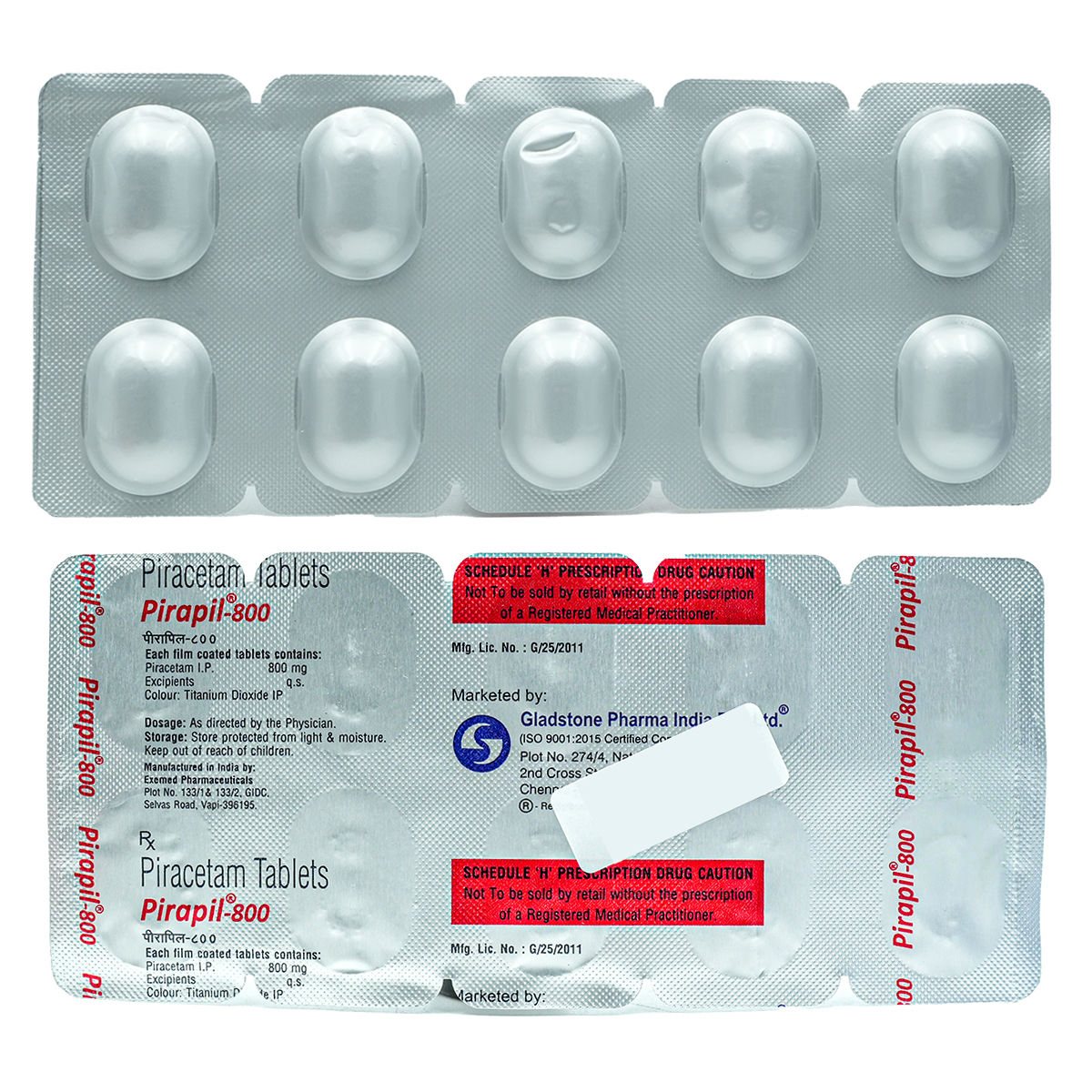 Pirapil 800 Tablet | Uses, Side Effects, Price | Apollo Pharmacy