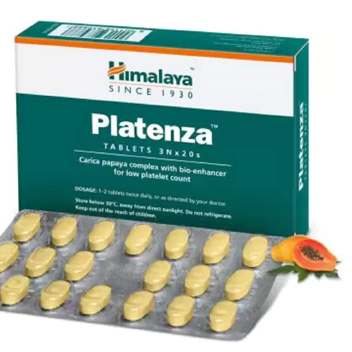 Buy Himalaya Platenza, 20 Tablets | 19 Minutes Delivery | Apollo Pharmacy