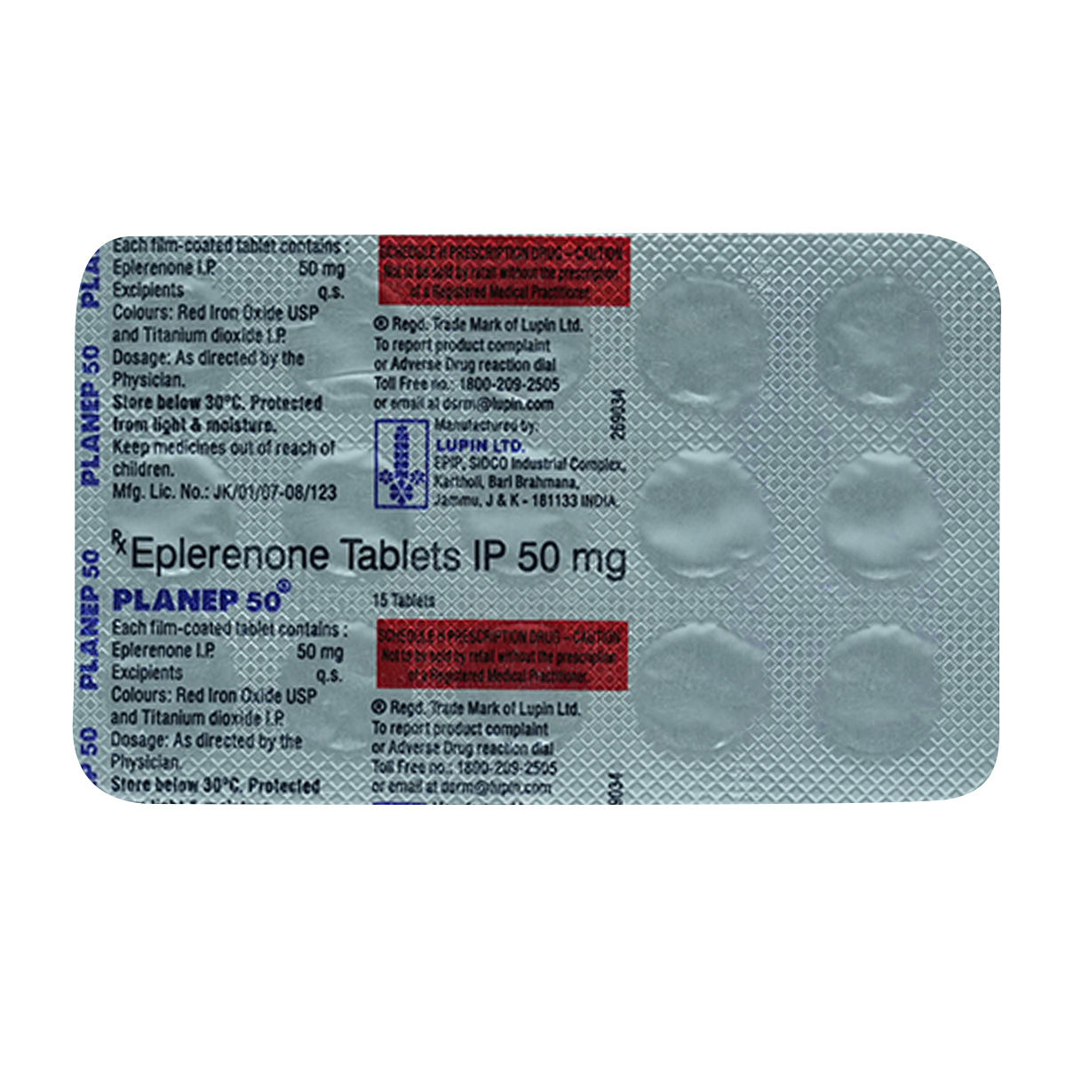 Planep 50 mg Tablet 15's Price, Uses, Side Effects, Composition ...