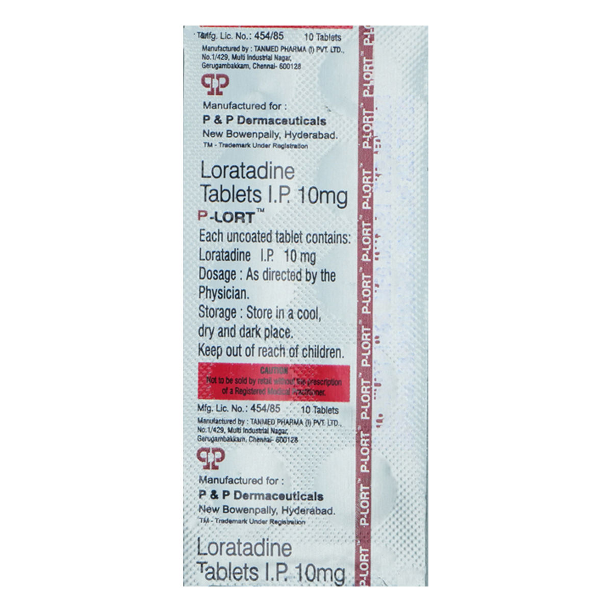 P-Lort Tablet | Uses, Side Effects, Price | Apollo Pharmacy