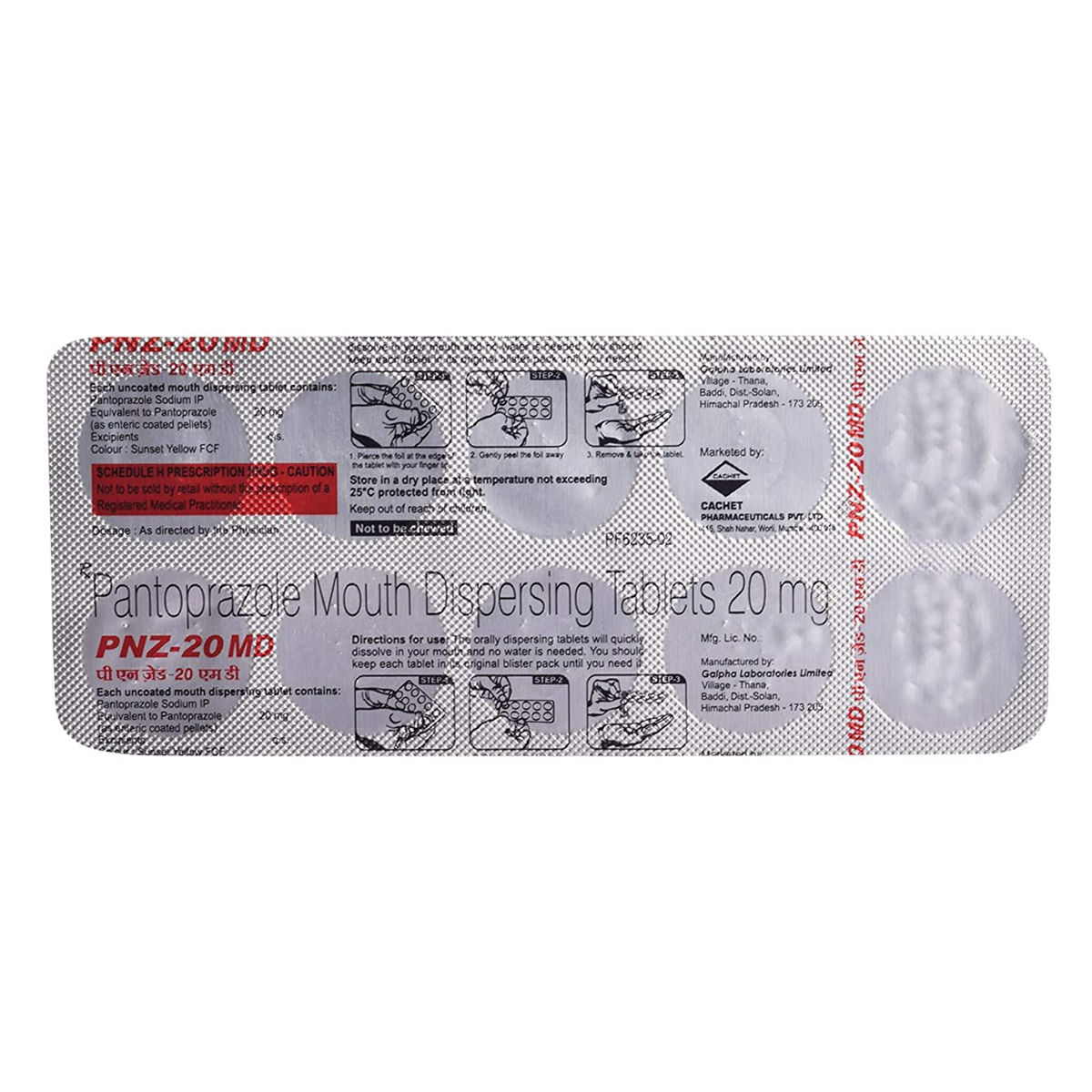 PNZ-20 MD Tablet 10's Price, Uses, Side Effects, Composition - Apollo ...