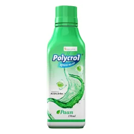 Buy Polycrol Express Relief Paan Flavour Syrup, 170 ml | 19 Minutes ...