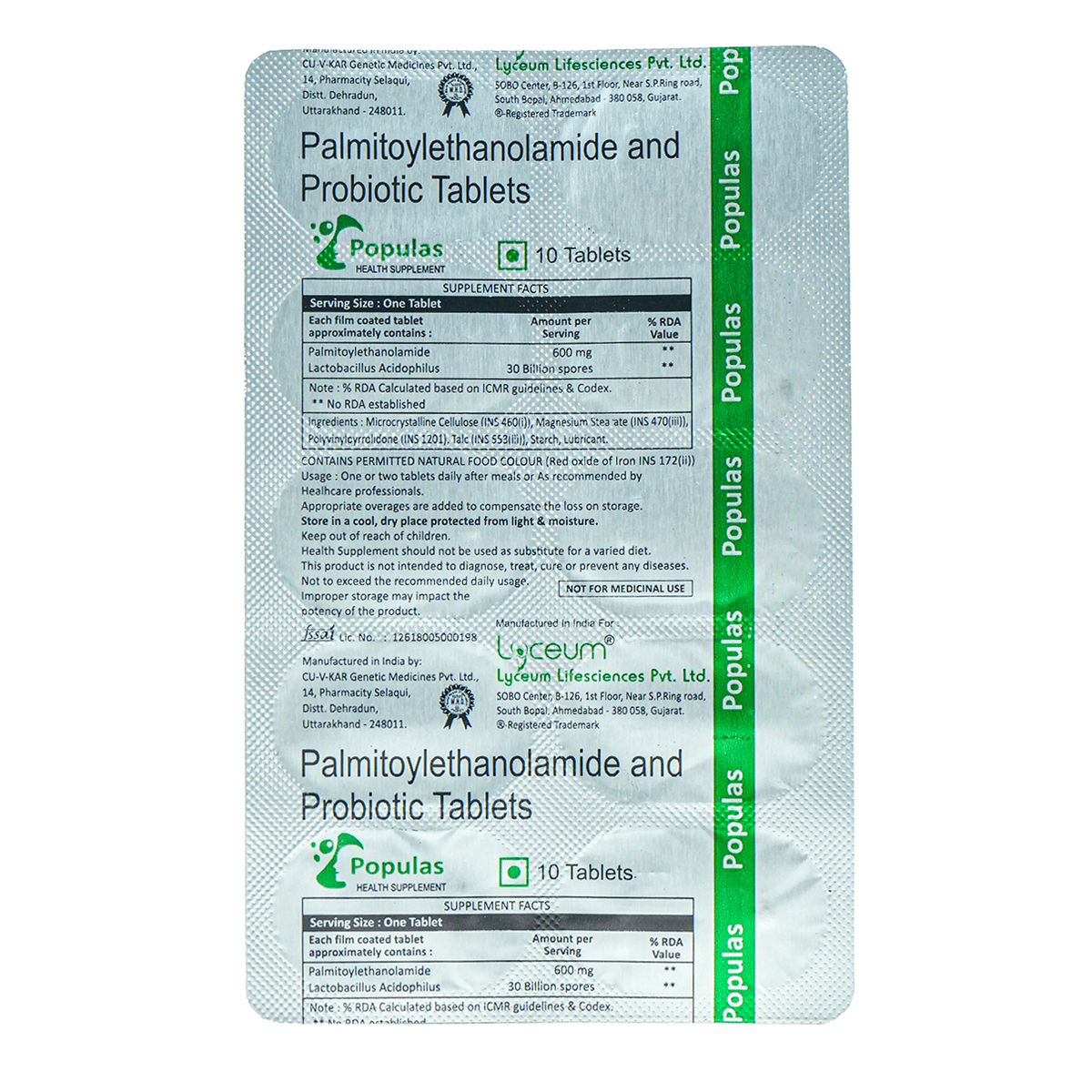 Populas Tablet | Uses, Side Effects, Price | Apollo Pharmacy