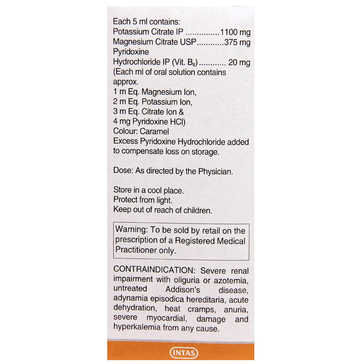 Potrate-MB6 Sugar Free Orange Oral Solution | Uses, Side Effects, Price ...